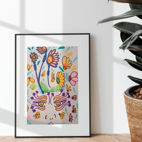 hand made | Art | Original Painting Funky Women Watercolor | Poshmark